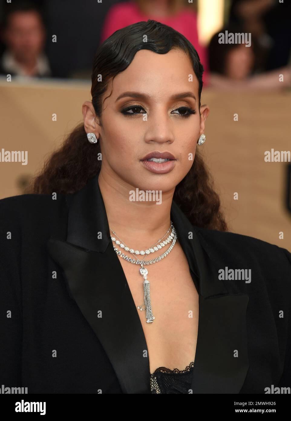 Dascha Polanco arrives at the 23rd annual Screen Actors Guild Awards at ...