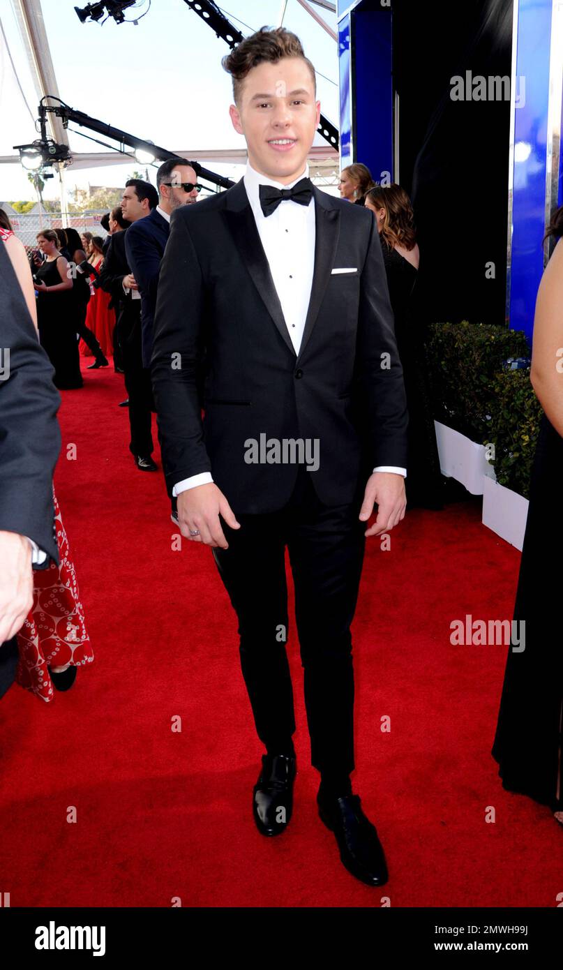 Nolan Gould arrives at the 23rd annual Screen Actors Guild Awards at ...