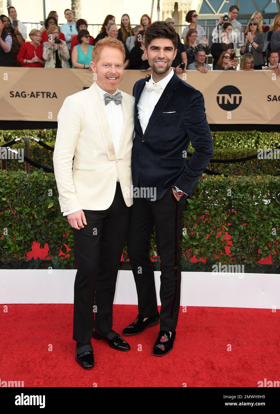 Jesse Tyler Ferguson, left, and Justin Mikita arrive at the 23rd annual ...