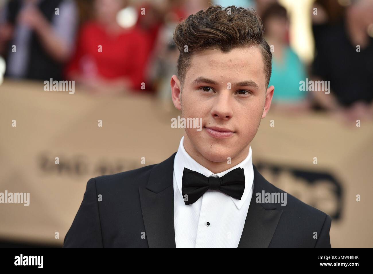Nolan Gould arrives at the 23rd annual Screen Actors Guild Awards at ...