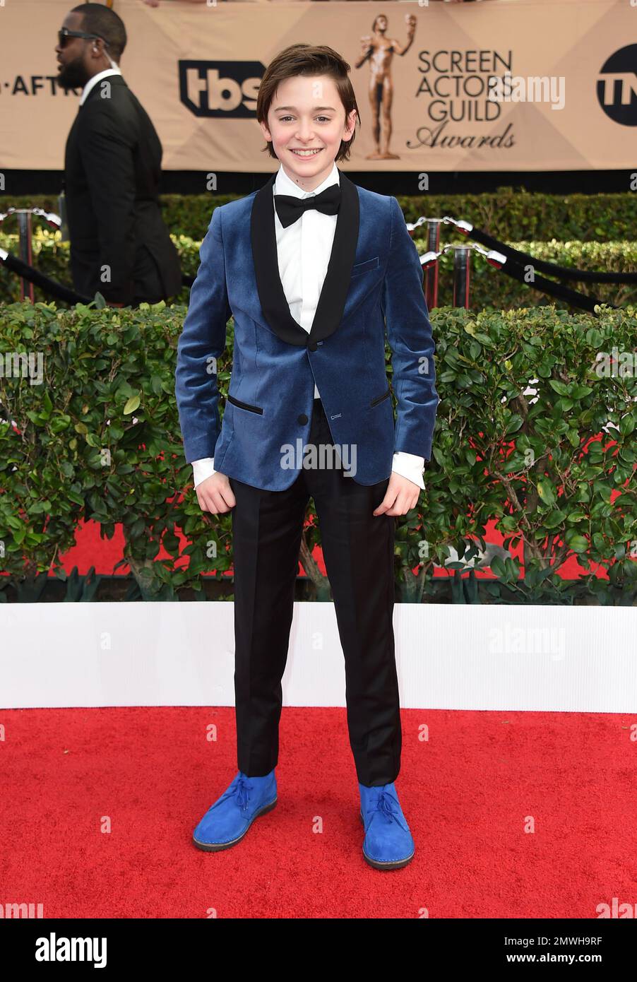 Noah Schnapp arrives at the 23rd annual Screen Actors Guild Awards at ...