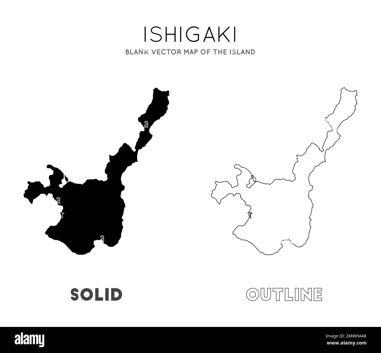 Ishigaki map hi-res stock photography and images - Alamy