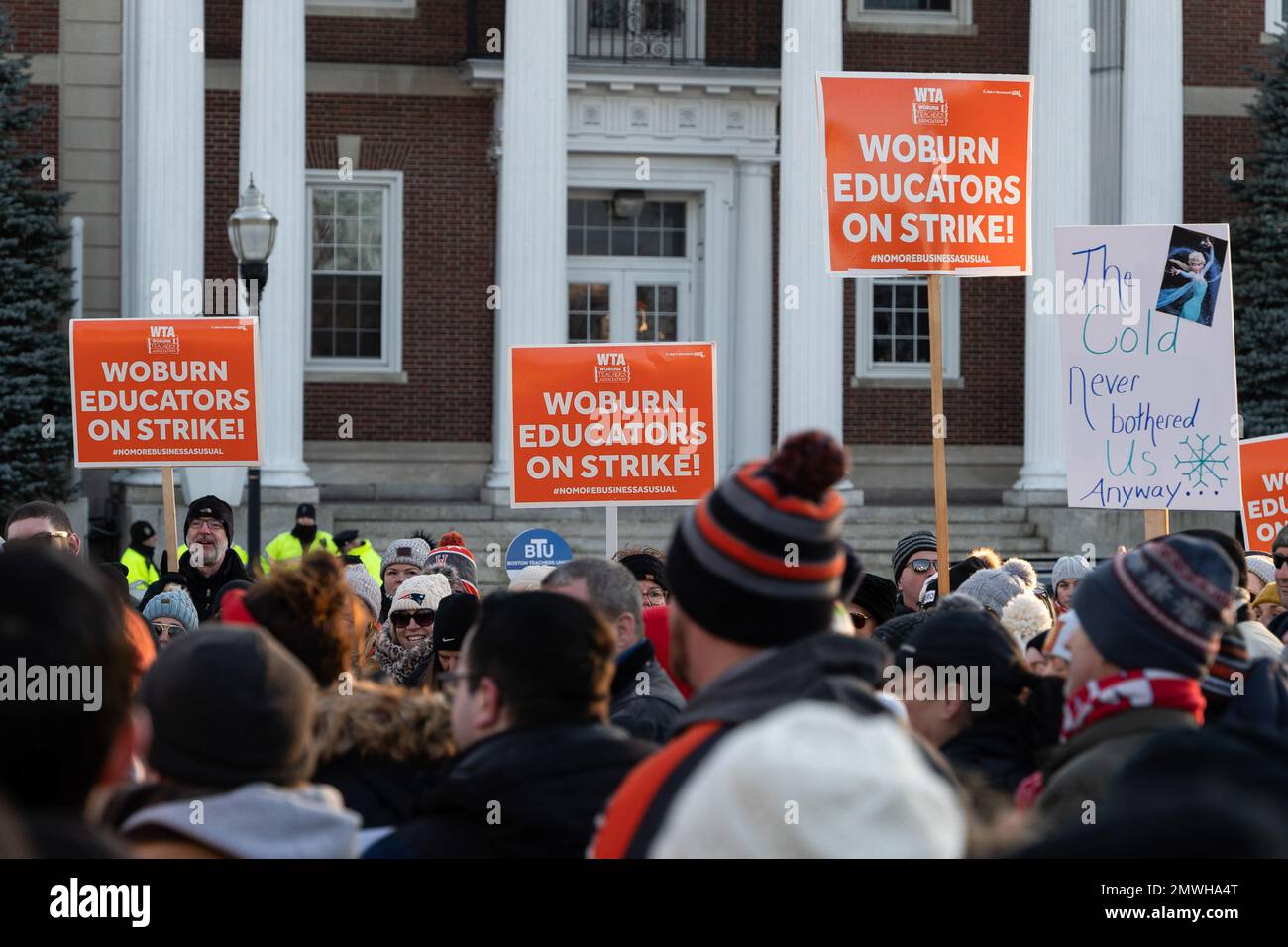 Woburn teacher strike hi-res stock photography and images - Alamy