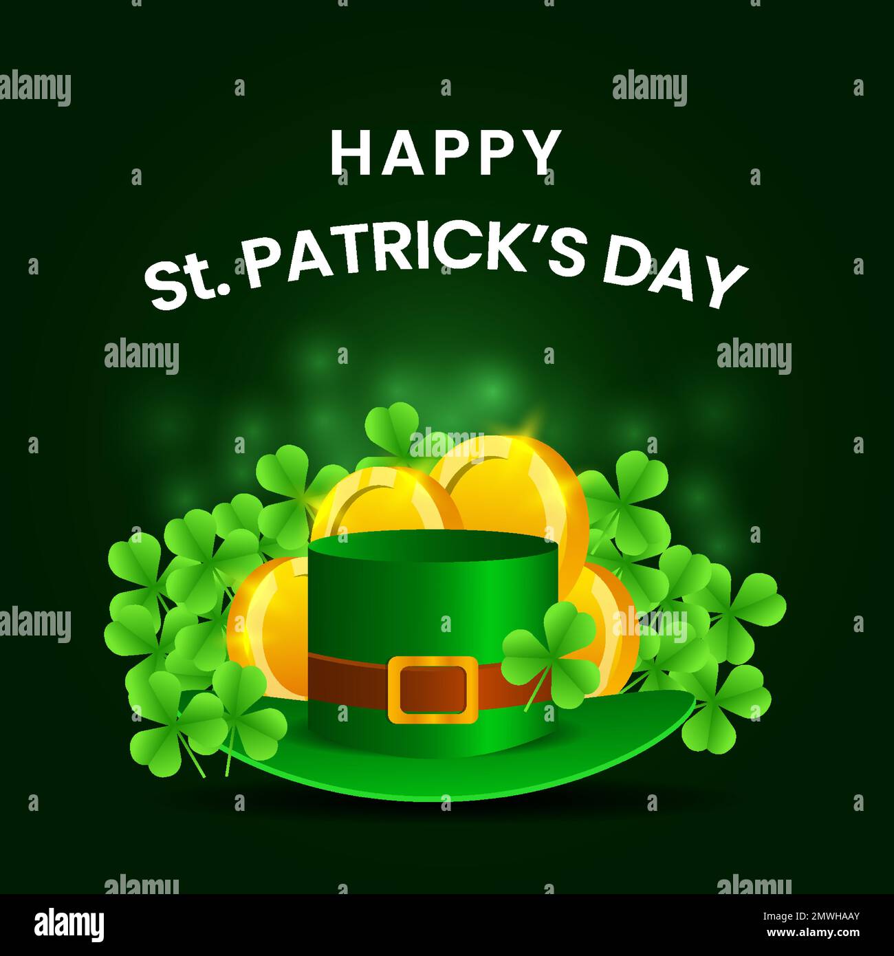 gradient design happy st patrick's day illustration Stock Vector Image ...