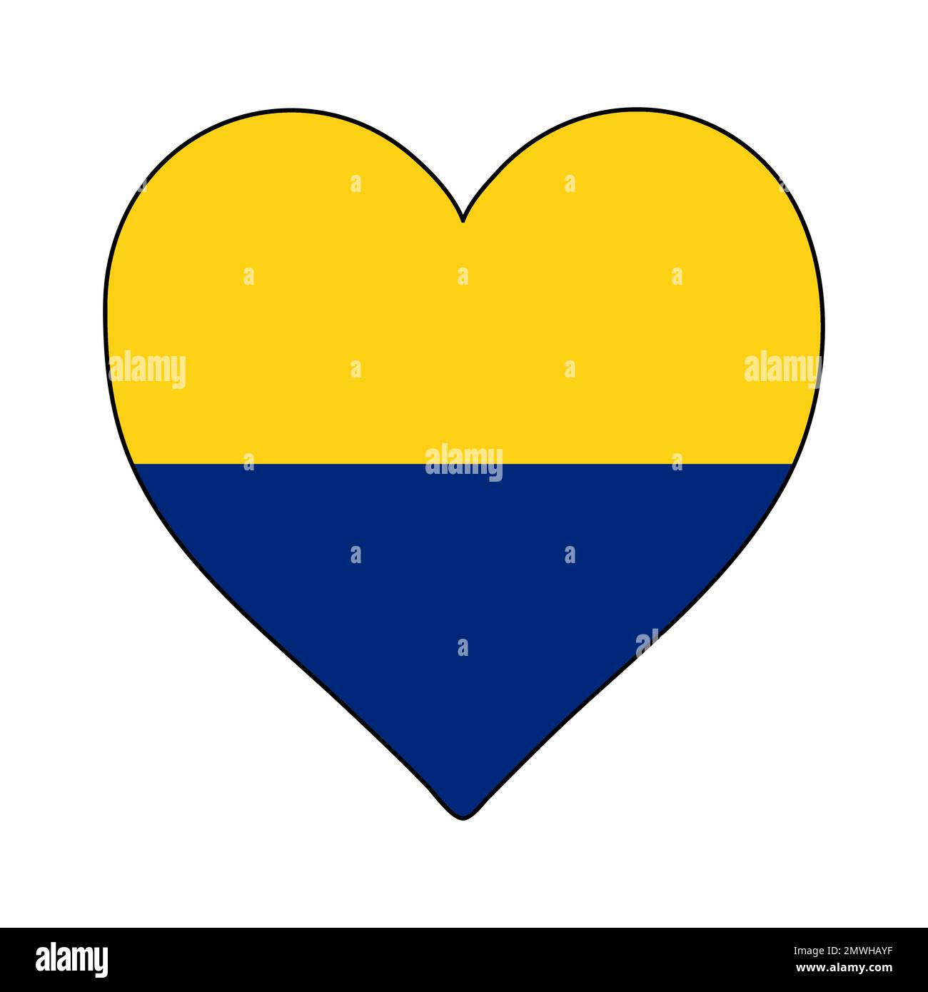 Perlis Heart Shape Flag Love Perlis State In Malaysia Visit Malaysia Vector Illustration 