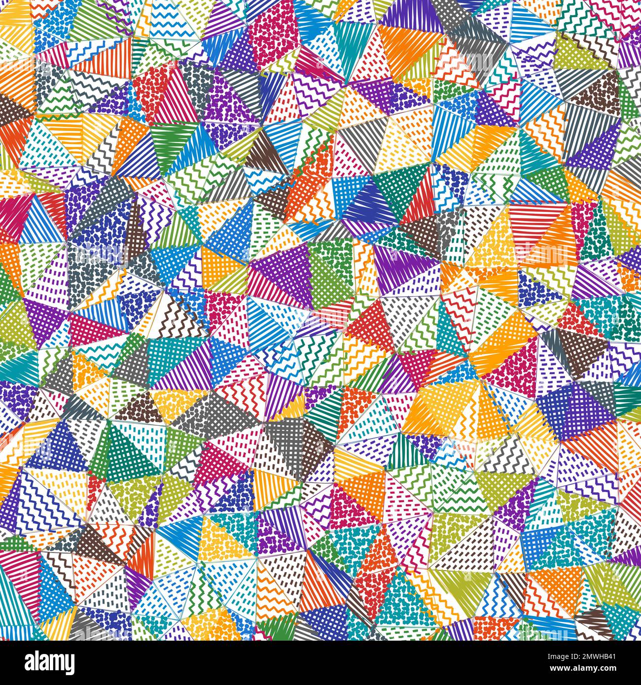 Low poly sketch background. Appealing square pattern. Authentic ...