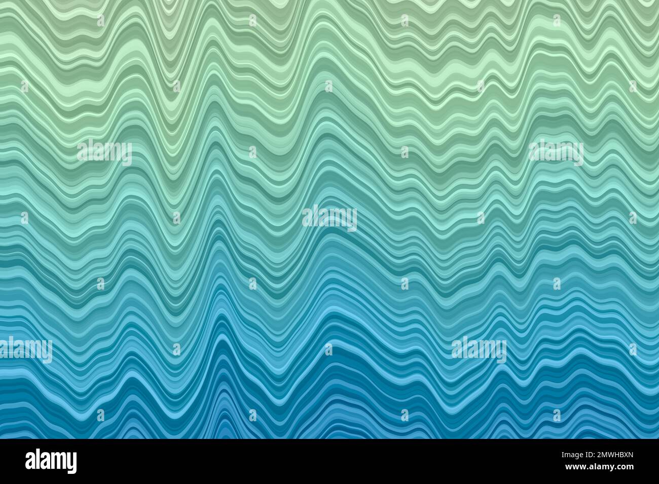 Artistic banner design. Abstract digital art in green and blue colors ...