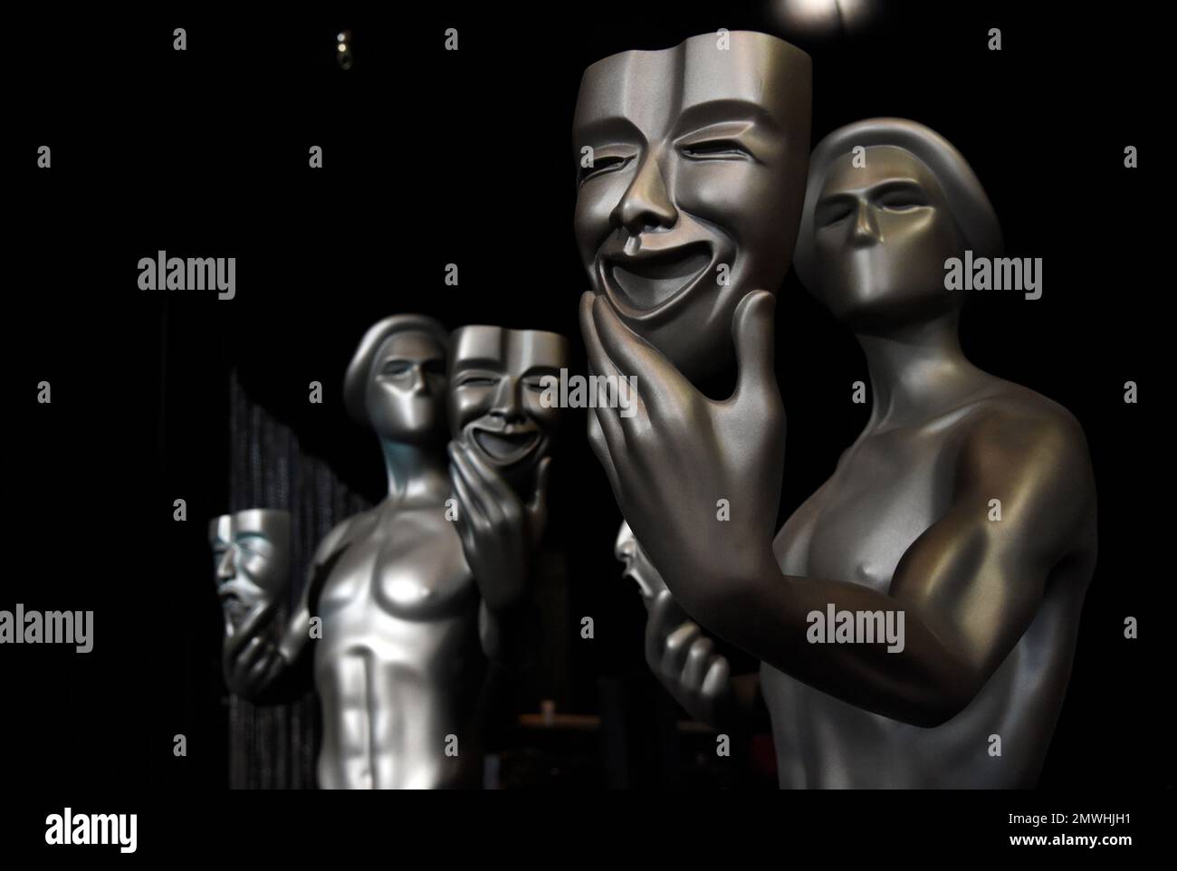 Screen Actors Guild "Actor" statues for Sunday's SAG Awards ceremony ...
