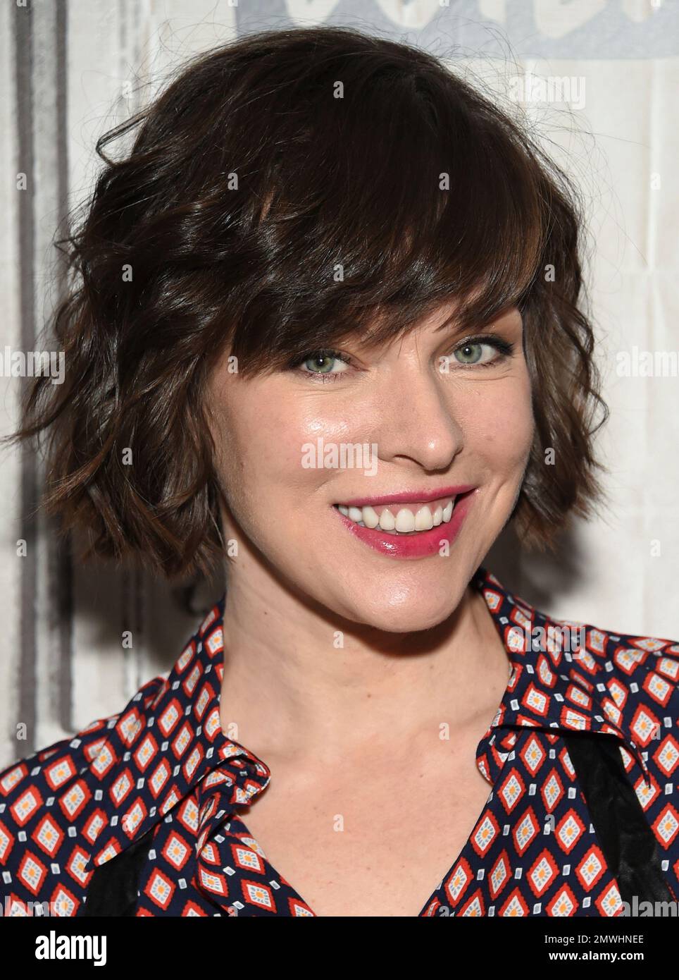 Actor Milla Jovovich participates in BUILD Speaker Series to discuss ...
