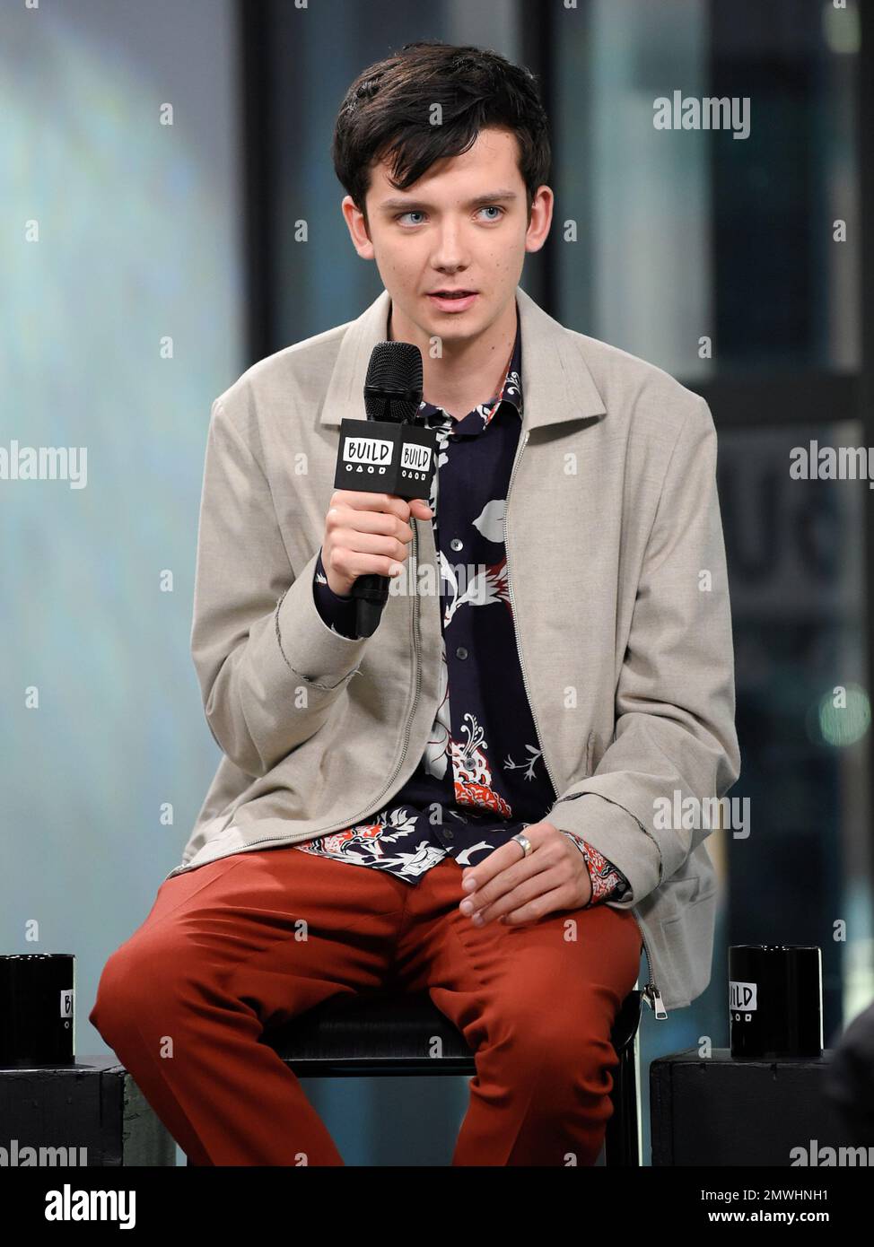 Actor Asa Butterfield participates in BUILD Speaker Series to discuss ...