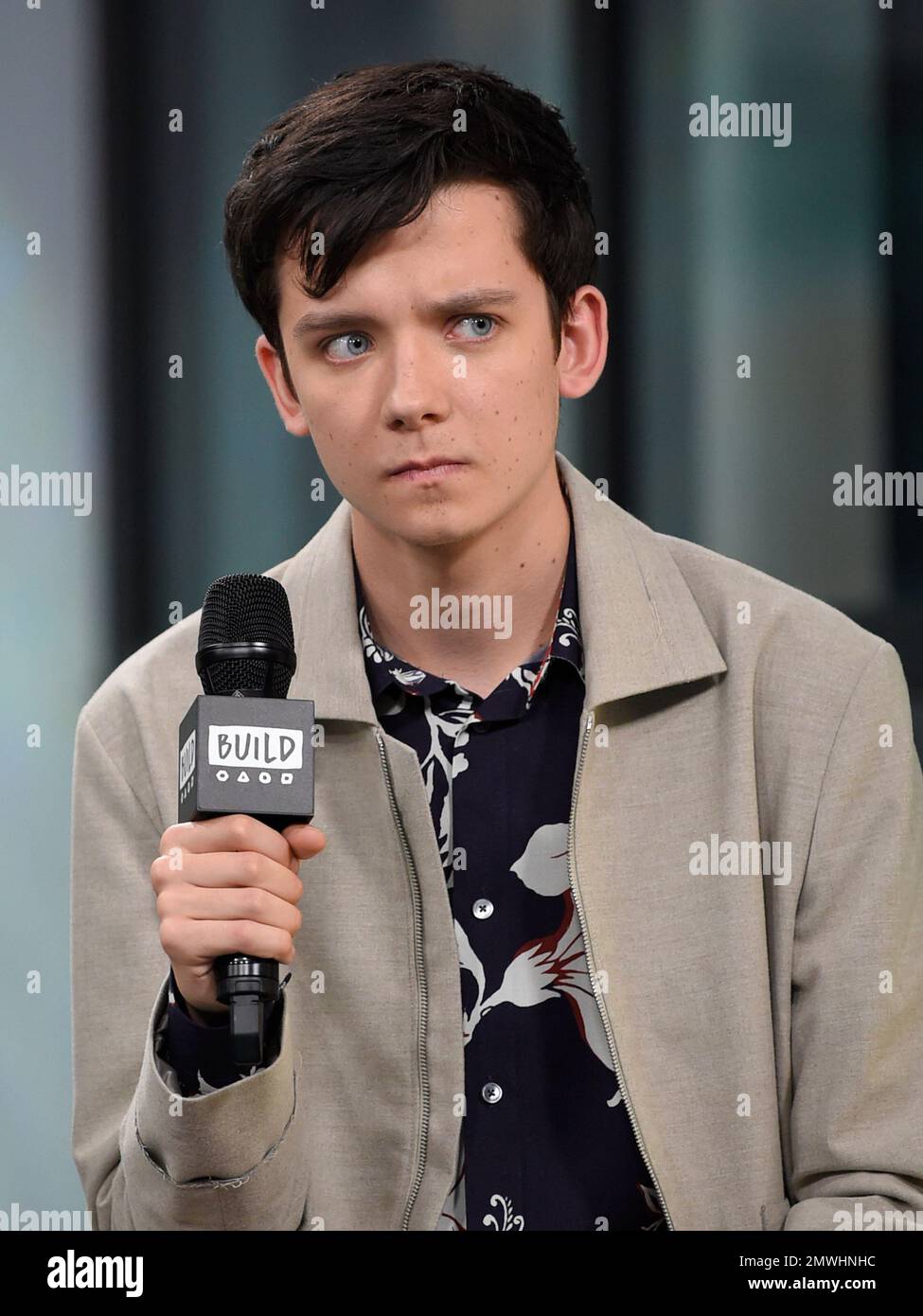 Actor Asa Butterfield participates in BUILD Speaker Series to discuss ...