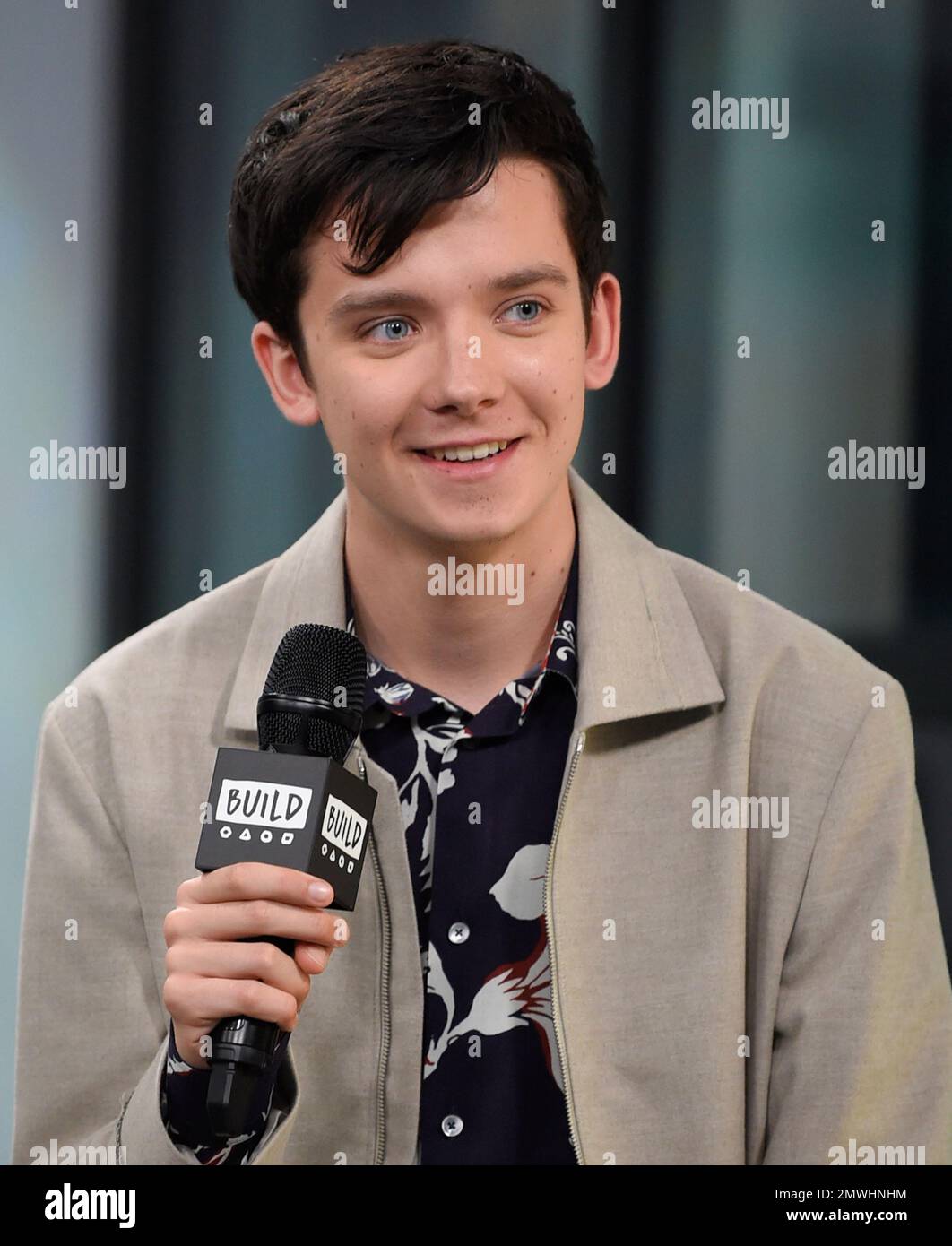 Actor Asa Butterfield participates in BUILD Speaker Series to discuss ...