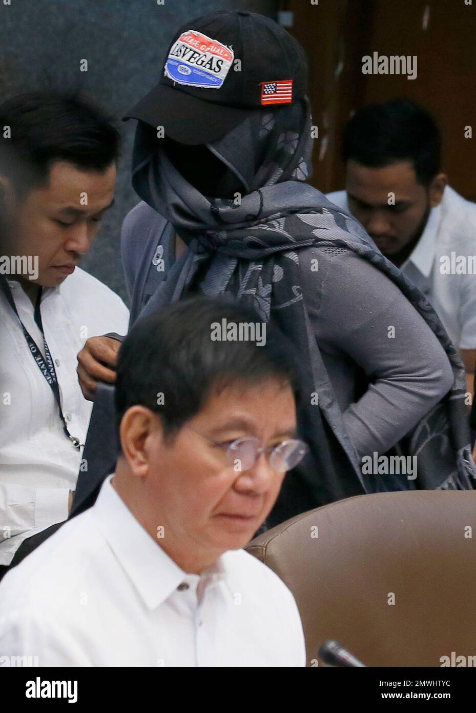 Sen. Panfilo Lacson, chairman of the Senate Committee on Public Order and Dangerous Drugs ...