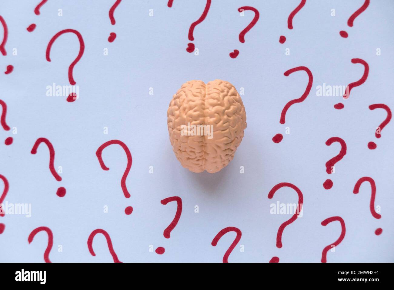 Question mark brain hi-res stock photography and images - Alamy