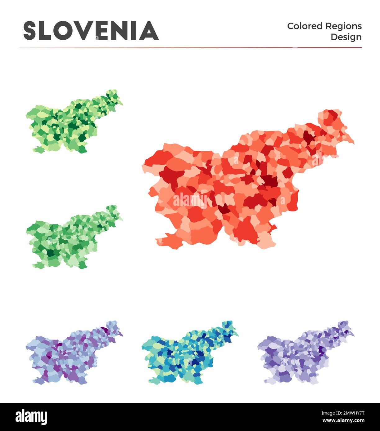 Slovenia map collection. Borders of Slovenia for your infographic ...