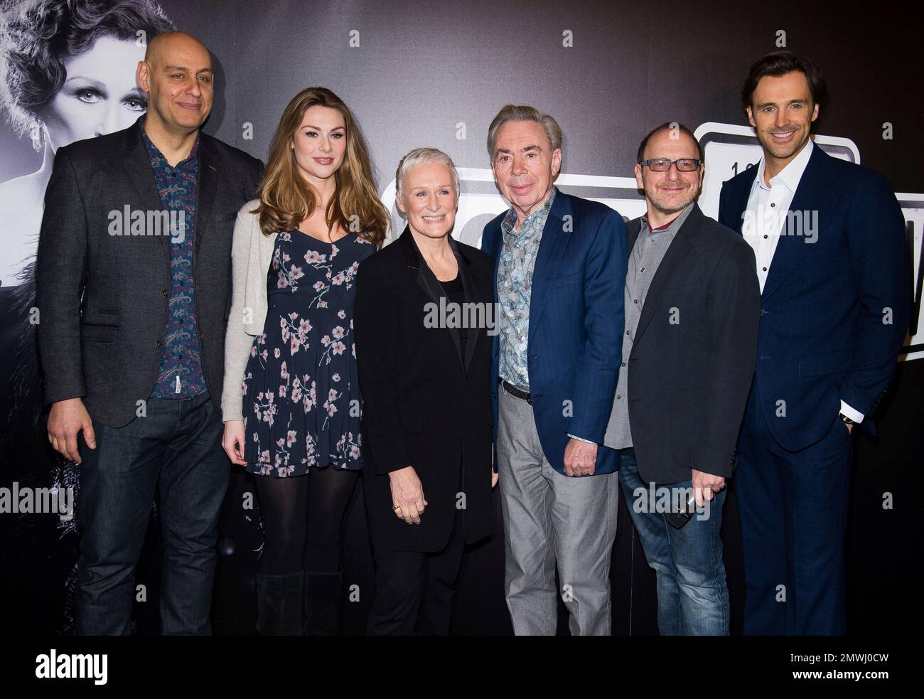 Fred Johanson, from left, Siobhan Dillon, Glenn Close, Andrew Lloyd ...