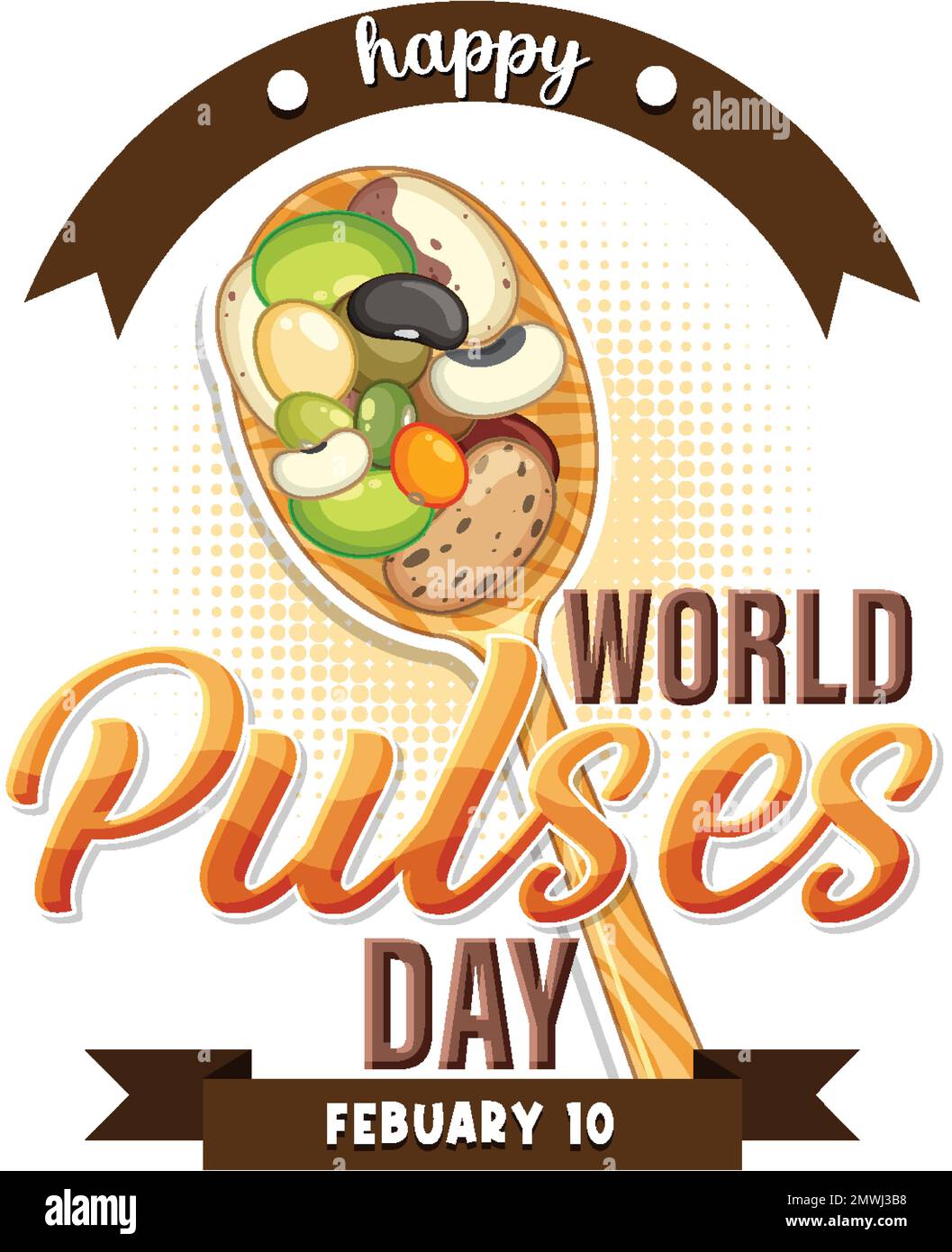 World Pulses Day Banner Design illustration Stock Vector Image & Art ...