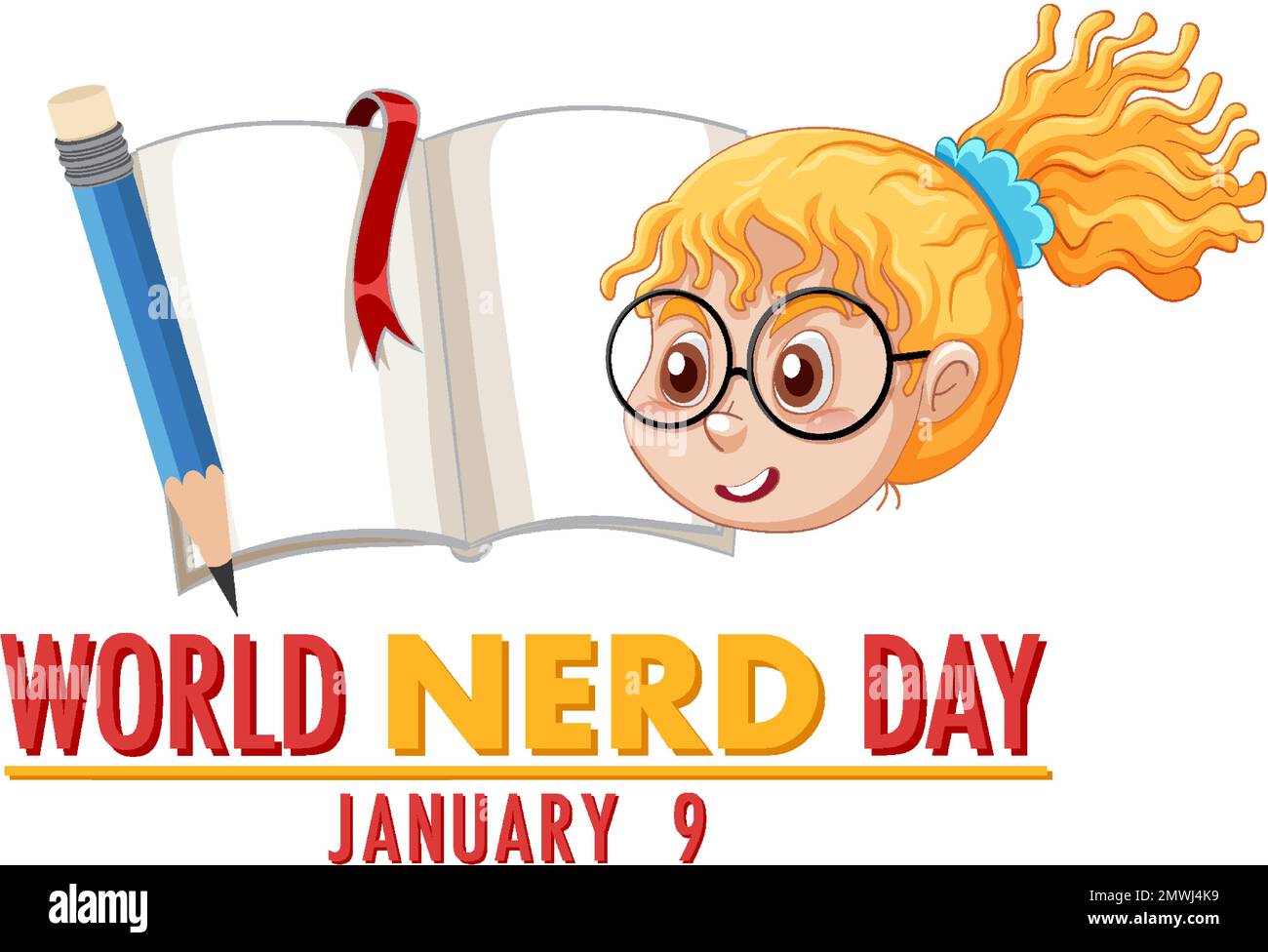 World Nerd Day banner design illustration Stock Vector Image & Art - Alamy
