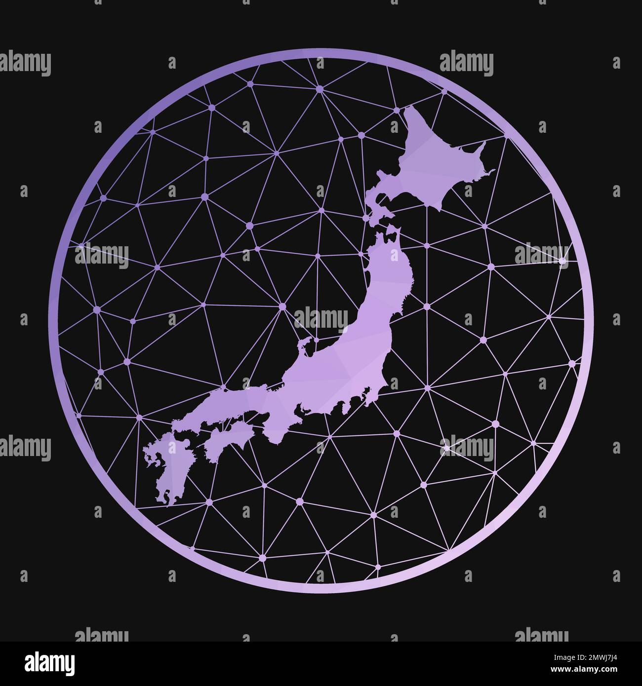 Japan shape on gradient Stock Vector Images - Alamy