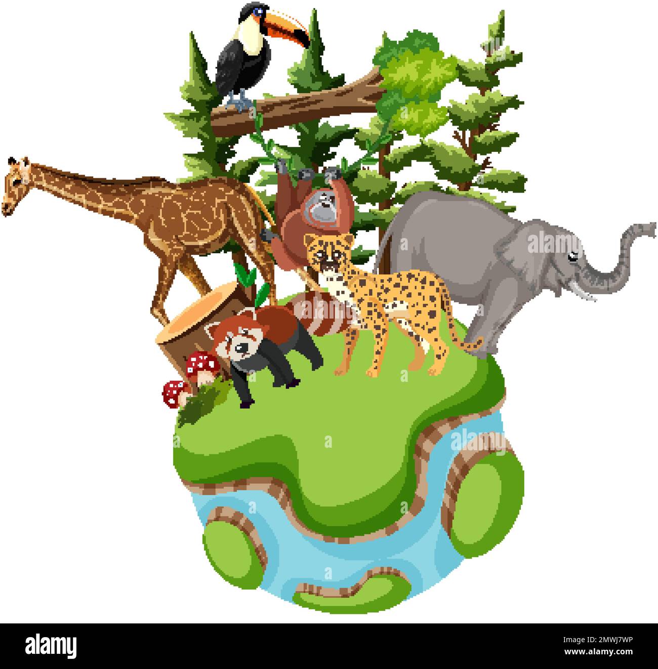 Primate planet Stock Vector Images - Alamy