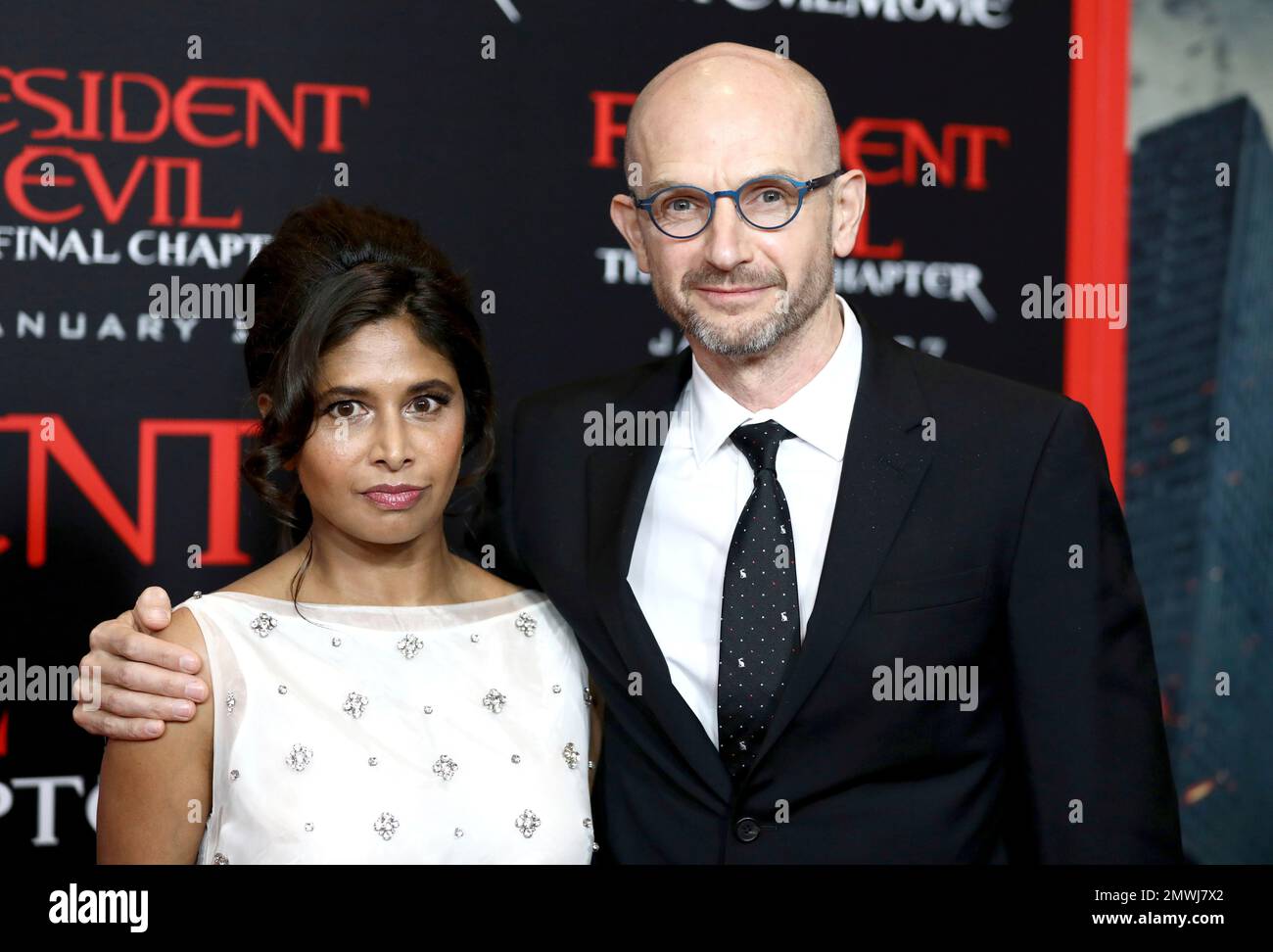 Anoja Dias Bolt, left, and producer Jeremy Bolt arrive at the world ...