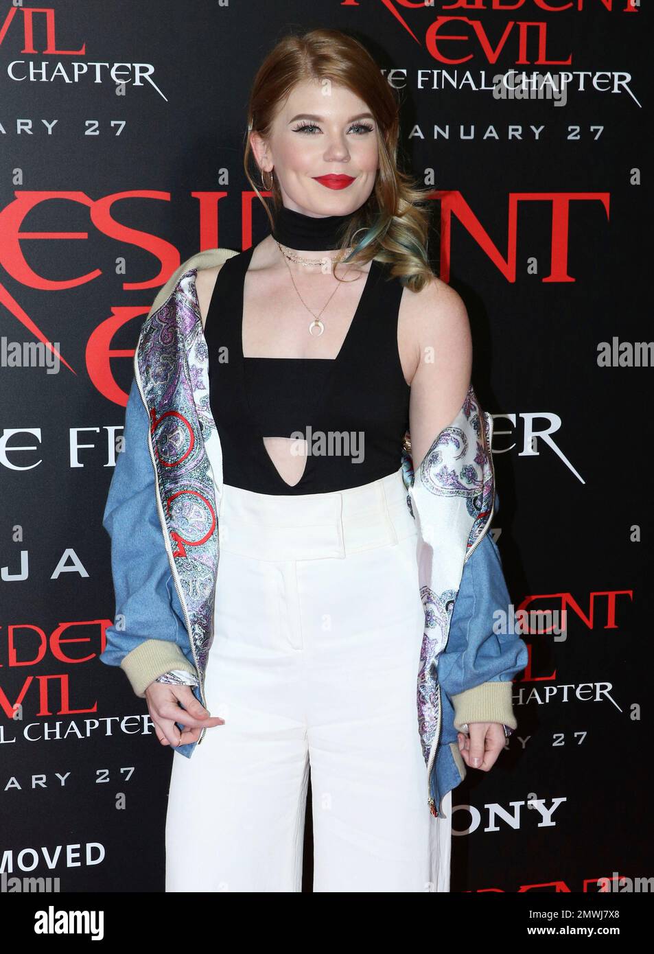 Jody Steel arrives at the world premiere of "Resident Evil: The Final ...