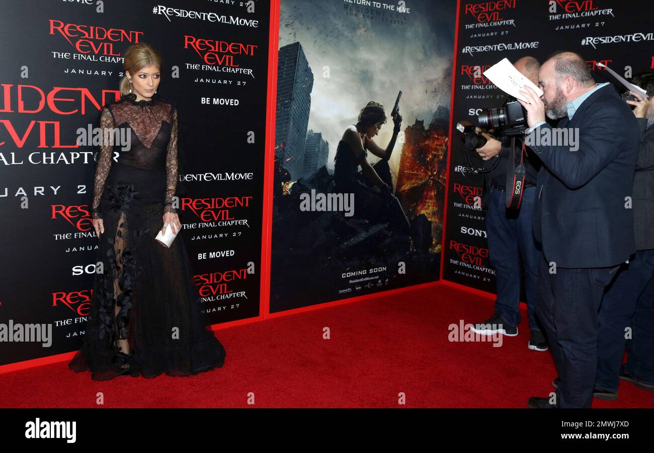 Rola arrives at the world premiere of "Resident Evil: The Final Chapter ...