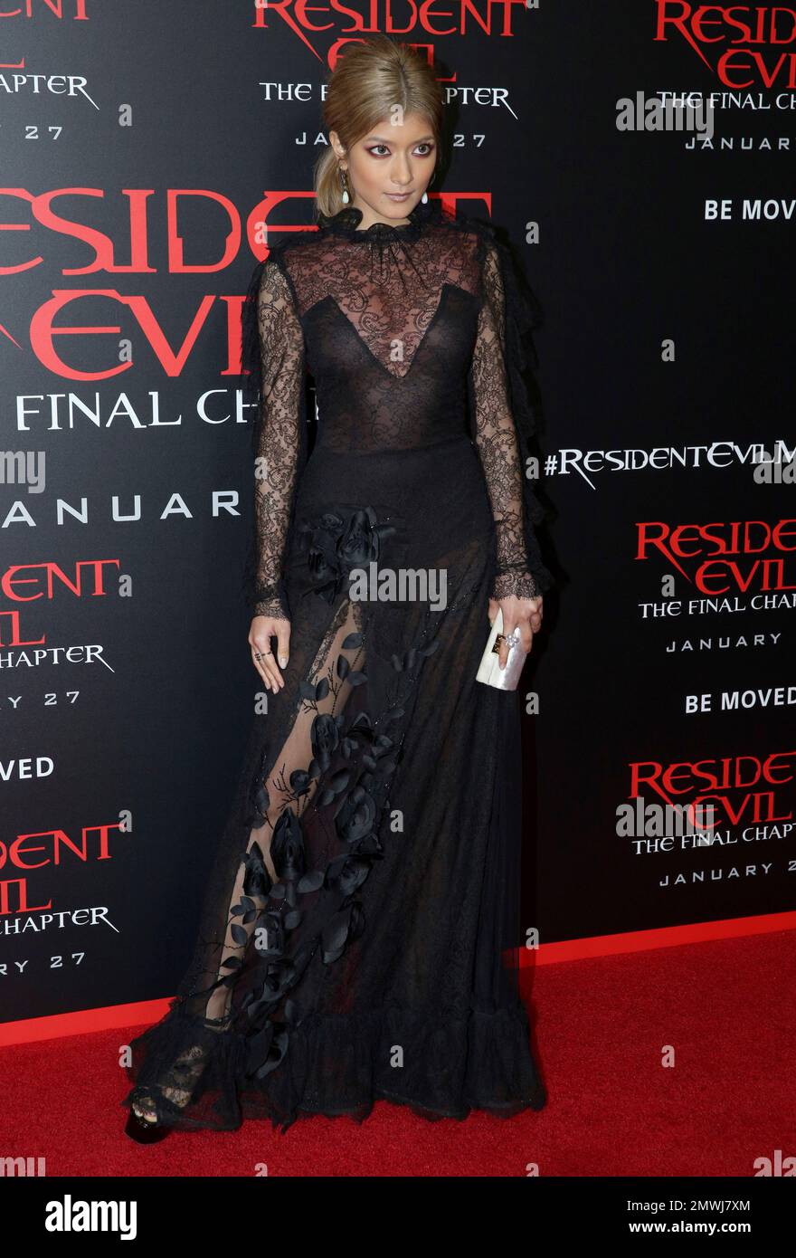 Rola arrives at the world premiere of "Resident Evil: The Final Chapter ...
