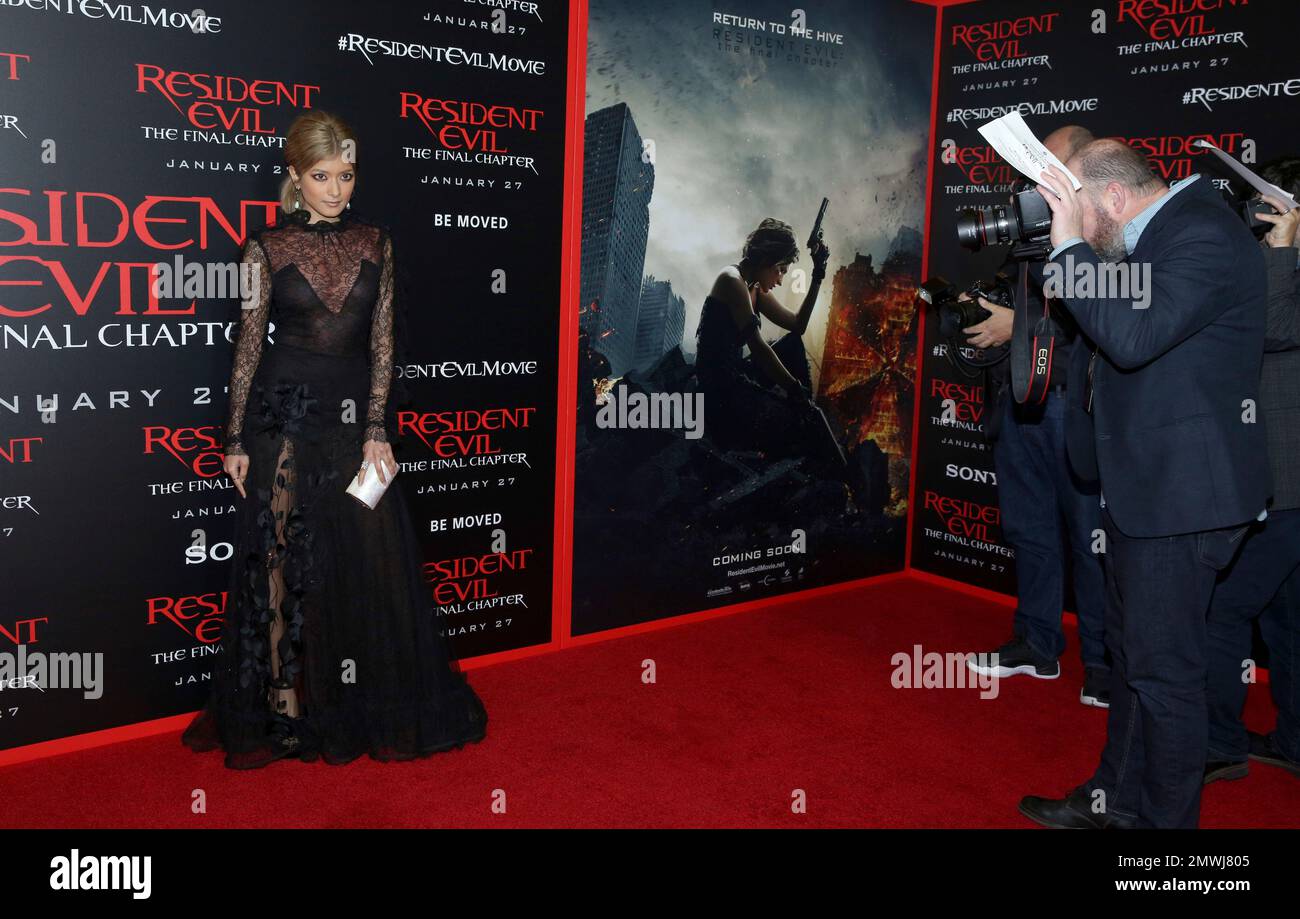 Rola arrives at the world premiere of "Resident Evil: The Final Chapter ...