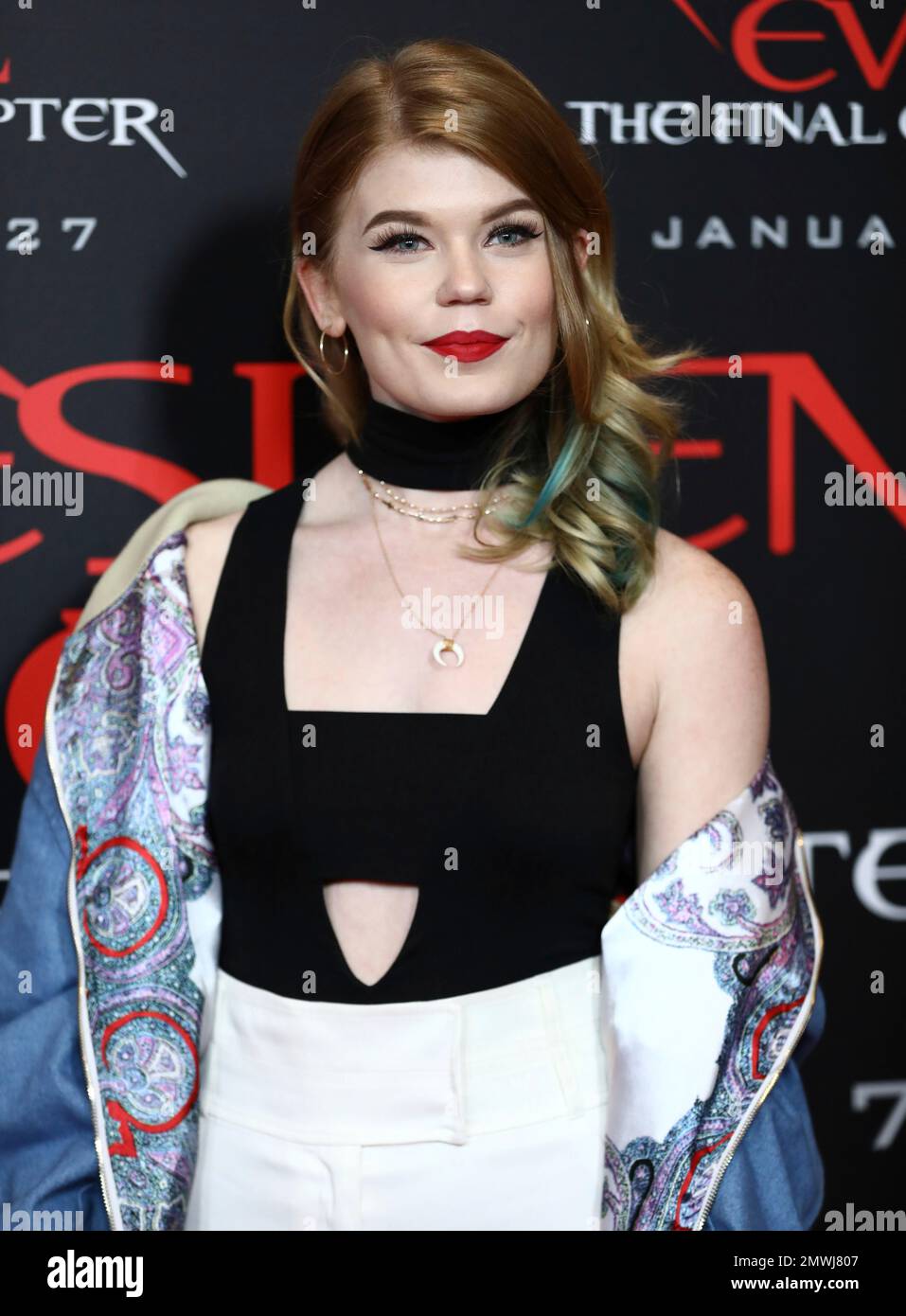 Jody Steel arrives at the world premiere of "Resident Evil: The Final ...