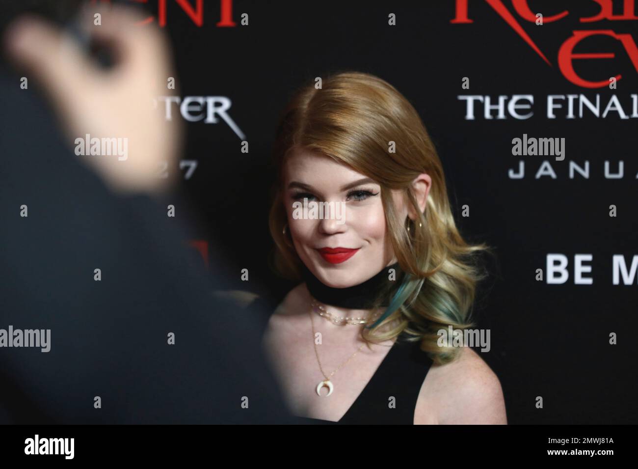 Jody Steel arrives at the world premiere of "Resident Evil: The Final ...