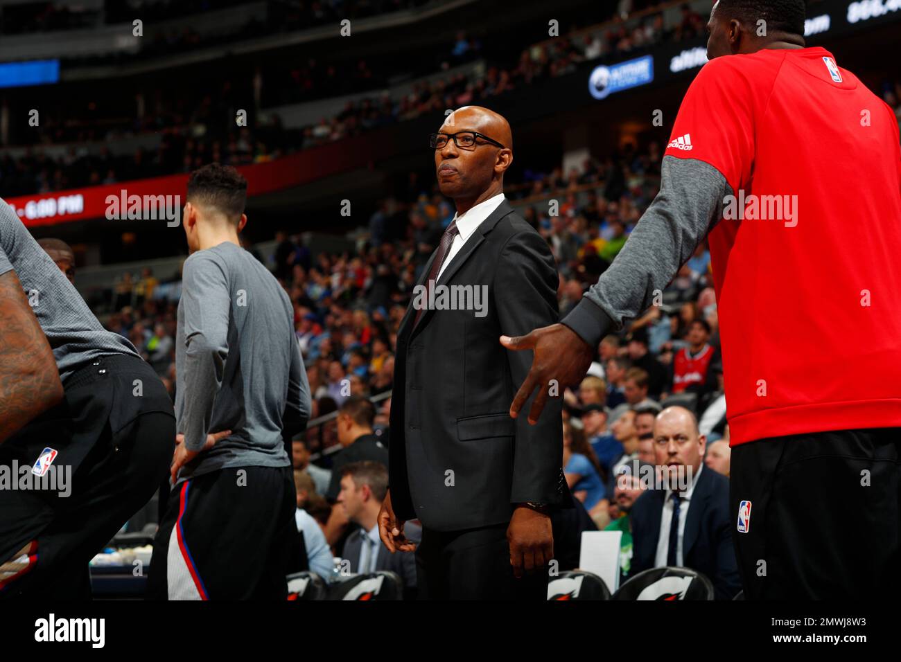 Los Angeles Clippers assistant coach Sam Cassell in the second half of ...