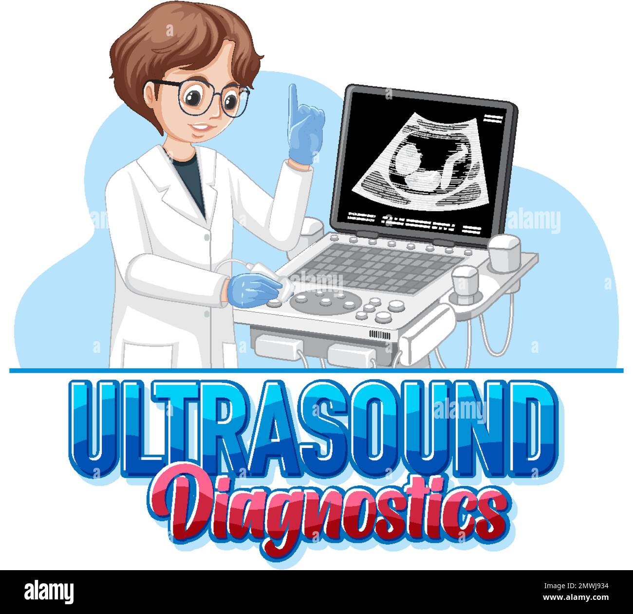 Using ultrasound Stock Vector Images - Alamy