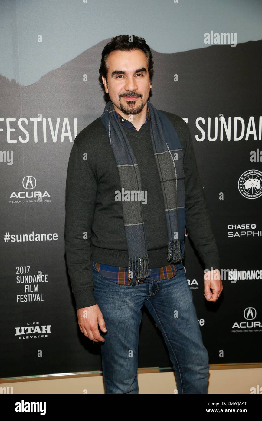 Cast member Eduardo Roman poses at the premiere of "Gente-fied" during ...