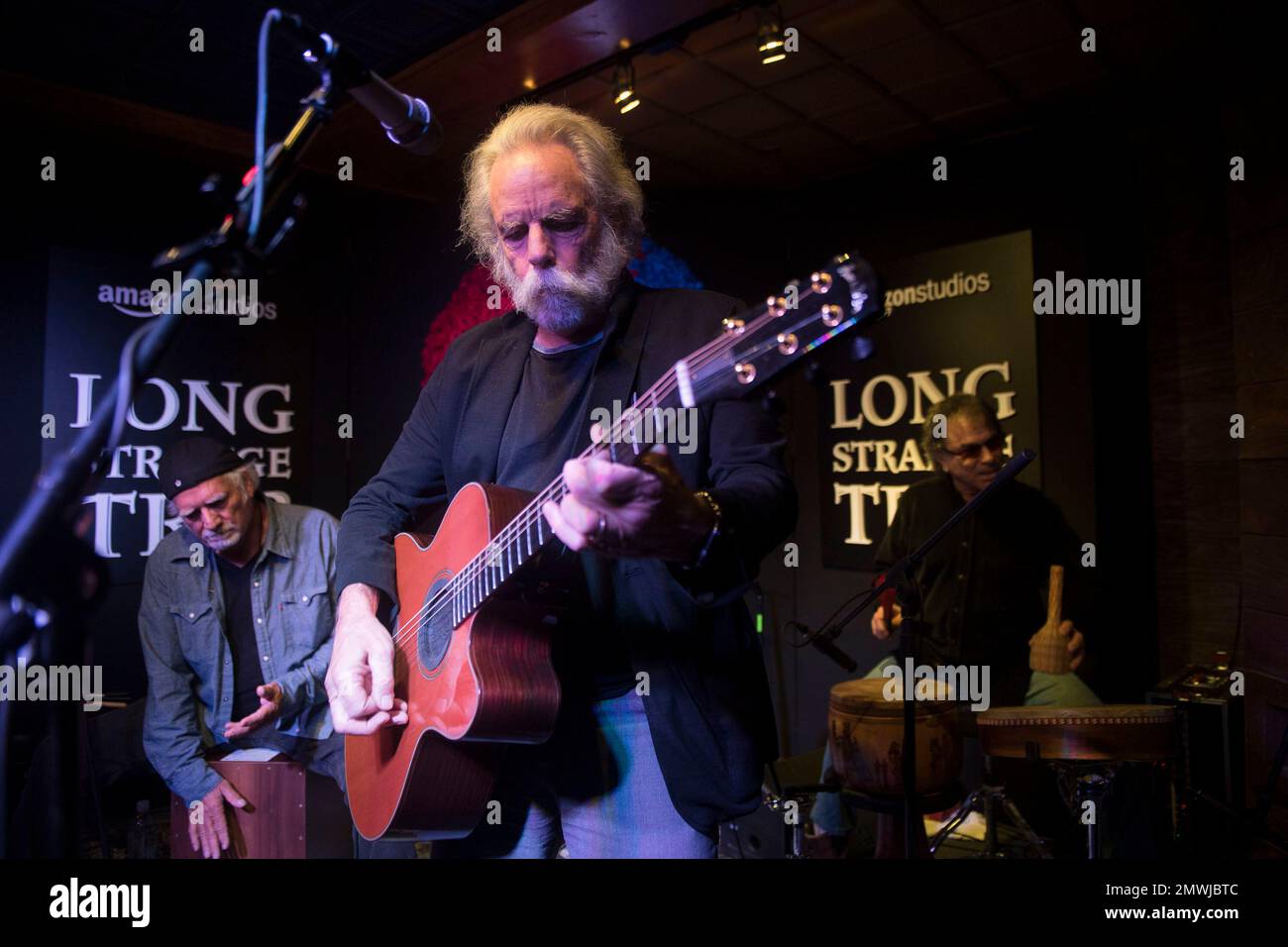 From left, Bill Kreutzmann, Bob Weir and Mickey Hart perform at the ...