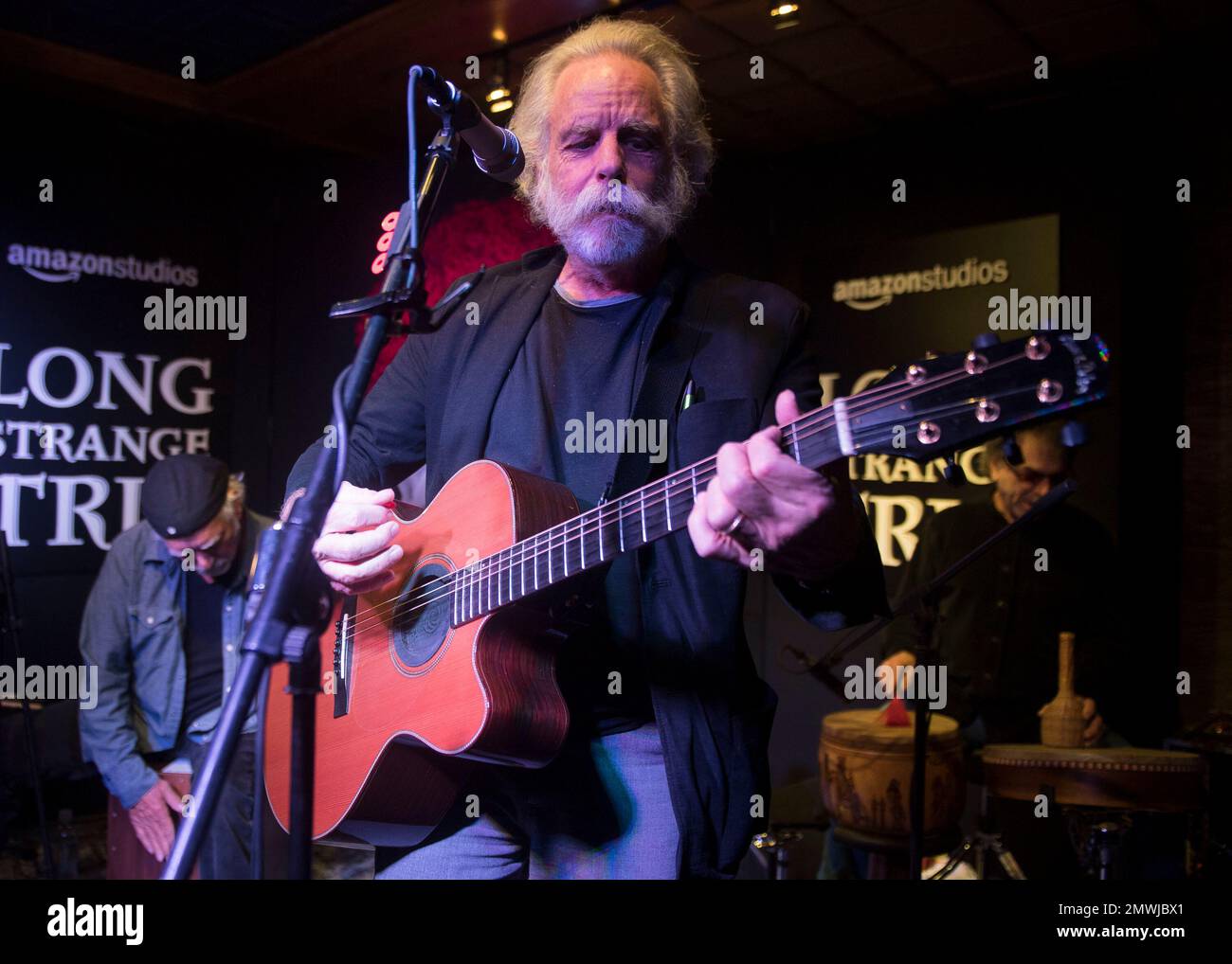 From left, Bill Kreutzmann, Bob Weir and Mickey Hart perform at the ...