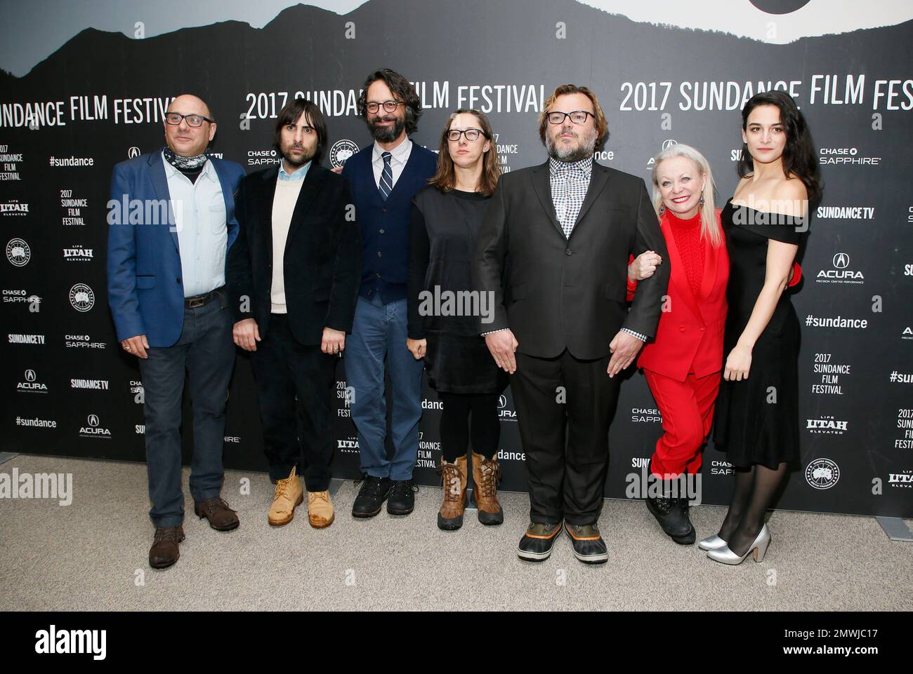 From left to right, actor Willie Garson, actor Jason Schwartzman ...