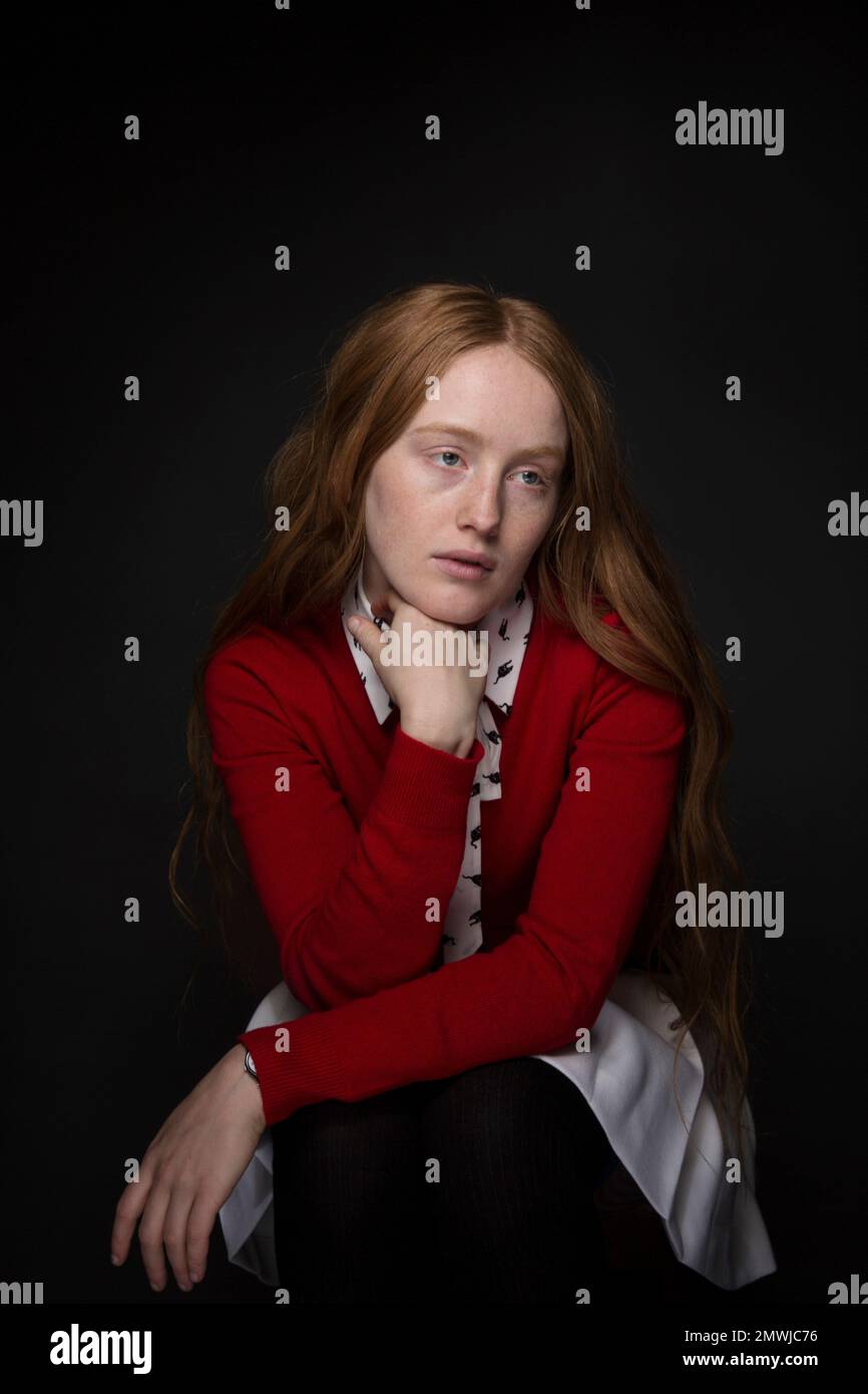 Actress India Menuez poses for a portrait to promote the series, "I ...