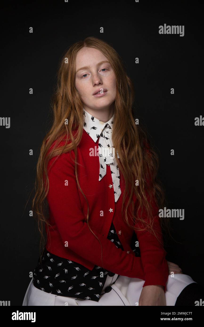 Actress India Menuez poses for a portrait to promote the series, "I ...