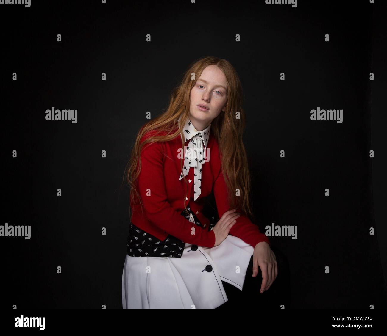 Actress India Menuez poses for a portrait to promote the series, "I ...