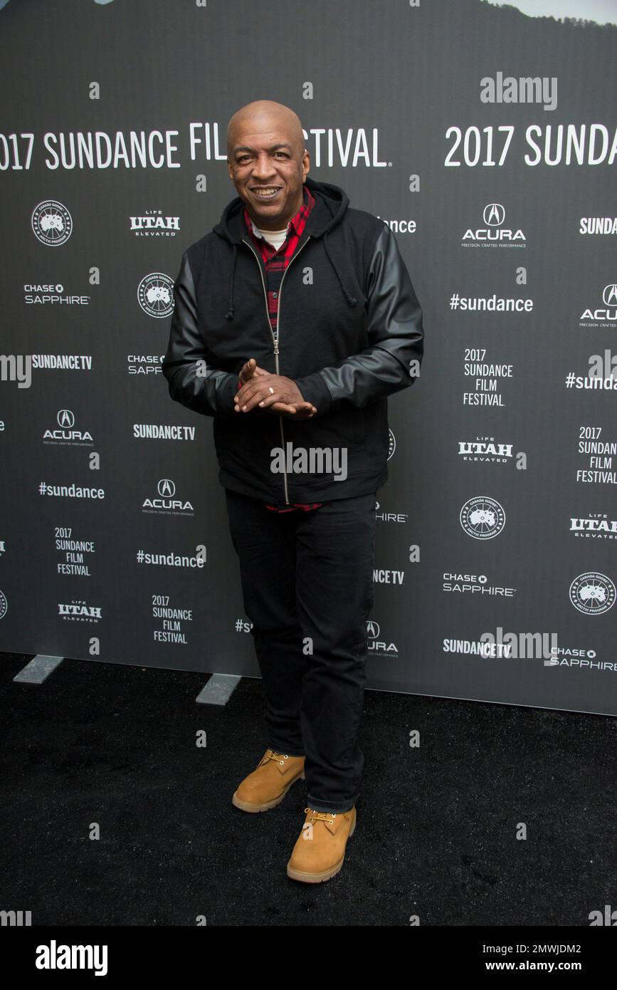 Co-producer Ralph McDaniels poses at the premiere of the film "Roxanne ...