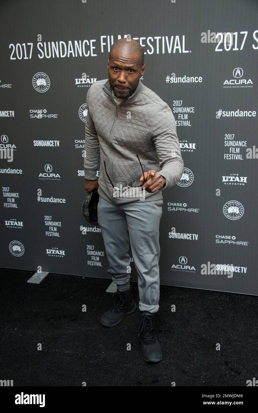 Actor Curtiss Cook poses at the premiere of the film "Roxanne Roxanne ...