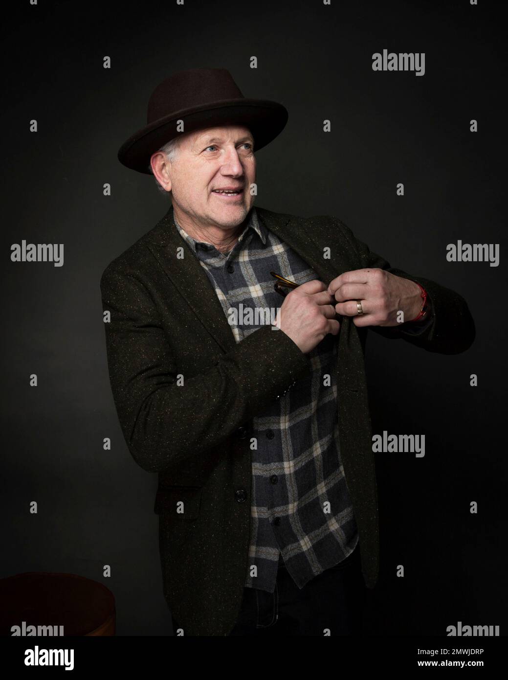 Tinker Hatfield poses for a portrait to promote the series "Abstract ...