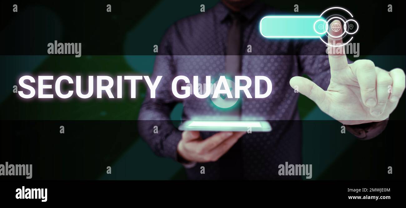 Text Showing Inspiration Security Guard Word For Tools Used To Manage Multiple Security