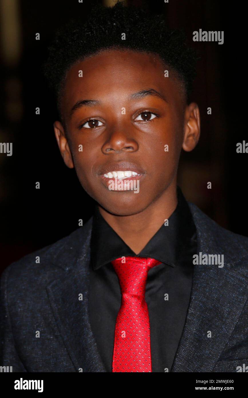 Alex Hibbert poses for photographers upon arrival at the 37th London ...