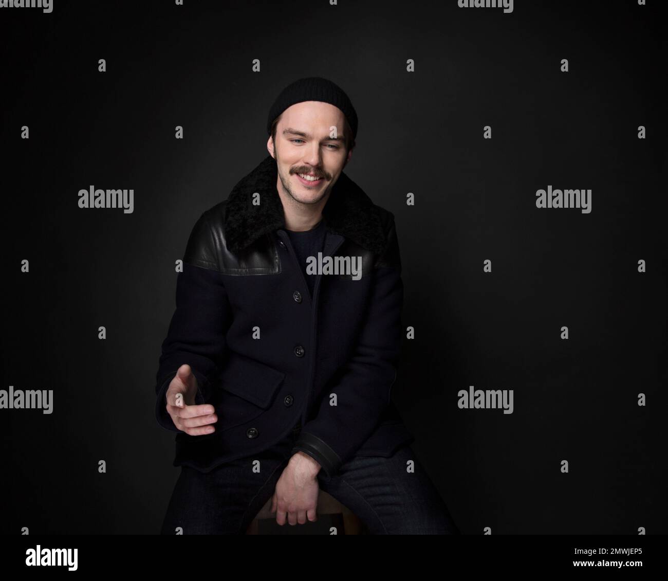 Actor Nicholas Hoult poses for a portrait to promote the film, "Newness ...
