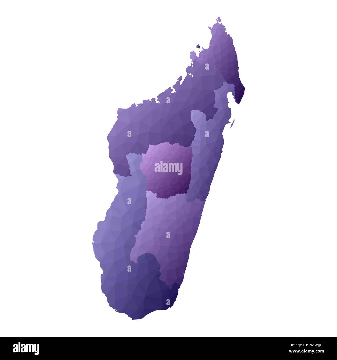 Madagascar vector outline map hi-res stock photography and images - Alamy