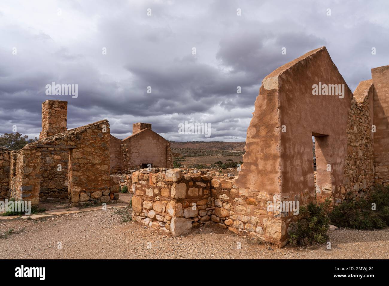 A Kanyaka Station Ruins near Hawker in South Australia Stock Photo - Alamy