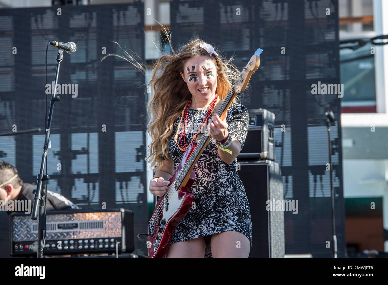 Daisy Dead of The Dead Deads performs on board the Carnival Victory during day 4 of the ...