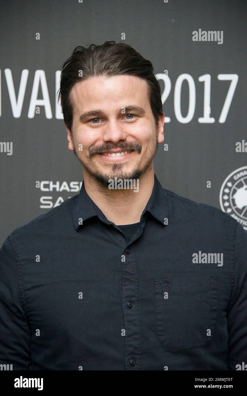 Actor Jason Ritter poses at the premiere of the film "Bitch" at the ...